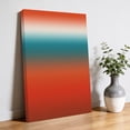 Bohemian Gradient Red Canvas Wall Art for Living Room, Modern ...