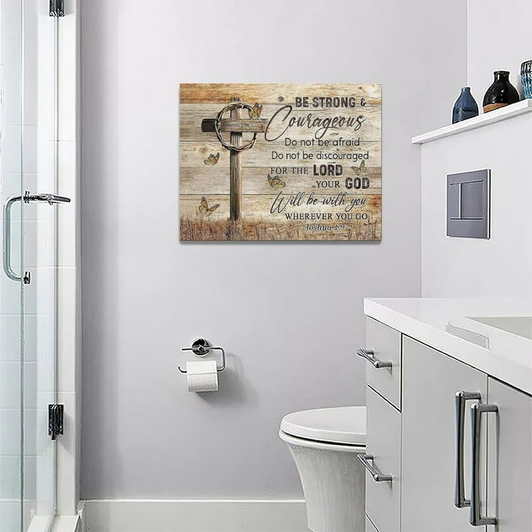 Religious Bathroom Decor