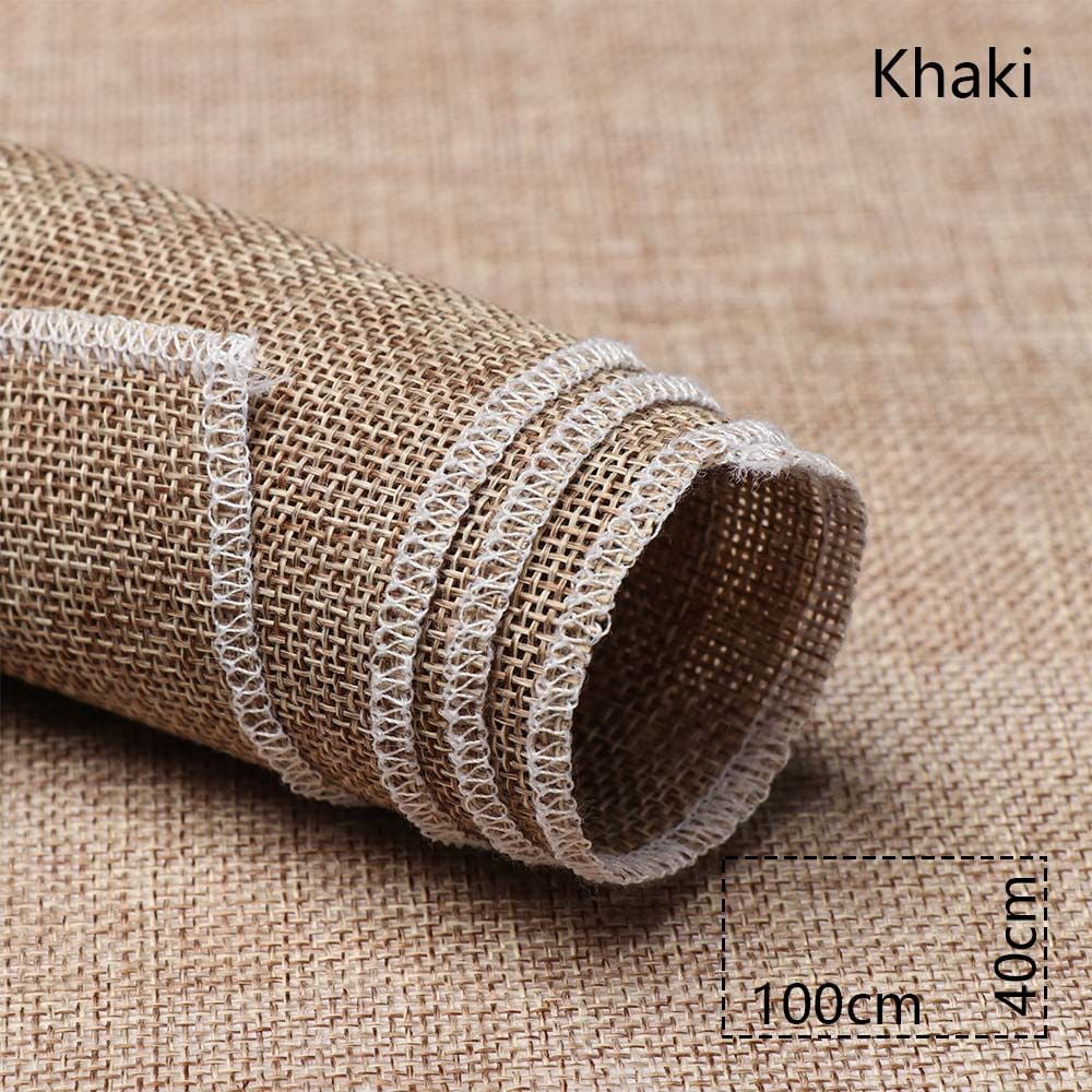 1PC Useful Props Solid Color Creative Blended Woven Fabric Linen ...