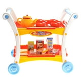 Kitchen Connection Tea Time Trolley Cart Pretend Play Set - Walmart.com