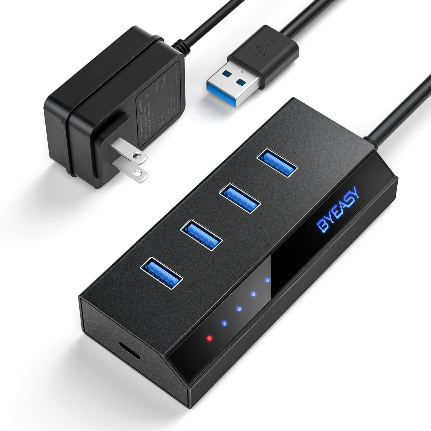 BYEASY 5-Port USB Hub with Type-C Smart Charging Nepal | Ubuy