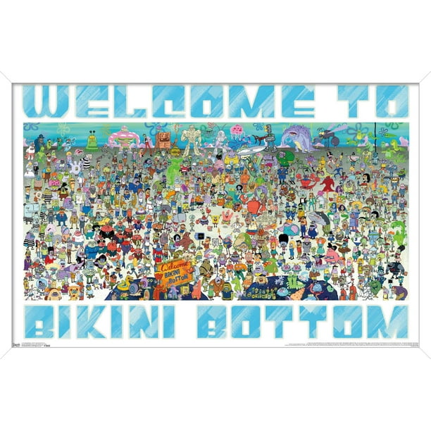 Nickelodeon Spongebob - Every Character Ever 19 Wall Poster, 14.725" x ...