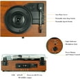 Vinyl Record Player 3-Speed Bluetooth Vintage Turntables with Built-in ...