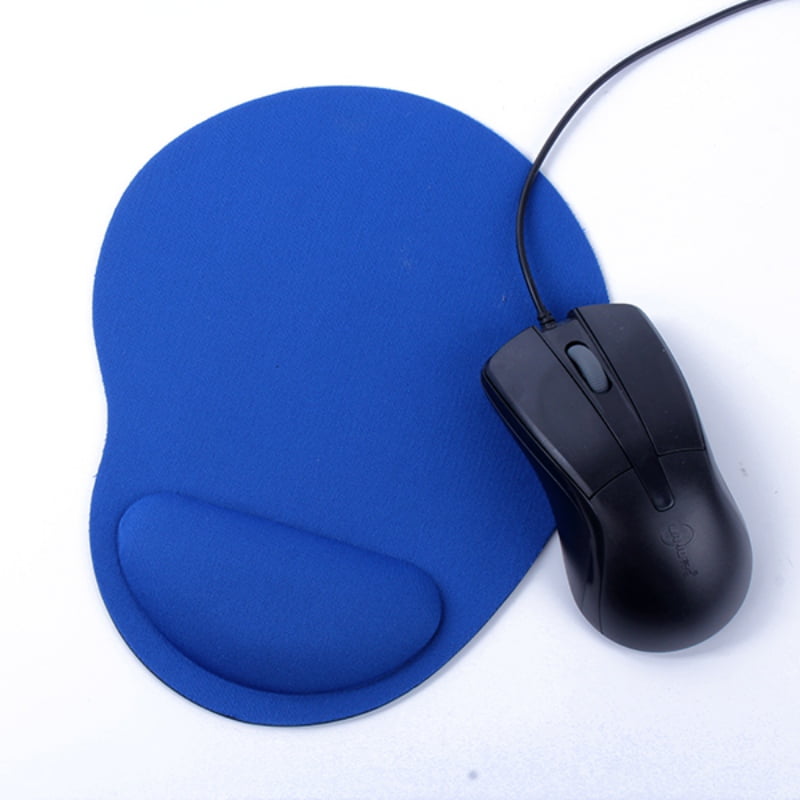 Office & Gaming Mouse Pad with Wrist Support Gel Cushion Rest Desk Mat ...
