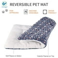 Deago Ultra Soft Pet Dog/Cat Bed | Reversible Fleece Crate Bed Mat ...
