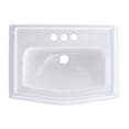 TOTO LT781.4#01 Clayton Rectangular Self-Rimming Drop-In Bathroom Sink ...