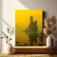 Ancient Castle Ruins Canvas Print Game Room Home Bar Study Wall Art ...