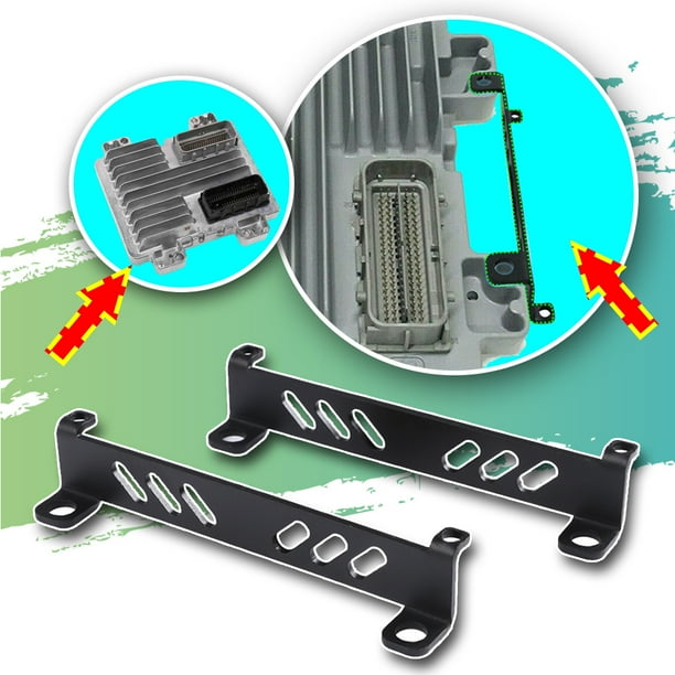 ELITEWILL Engine Computer Mount Brackets Fit for LS Swap LS2 LS1 LS3 ...