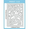 1 Pc Lily Flowers Frame Cut Dies Flower Theme Carbon Steel Cutting Dies ...