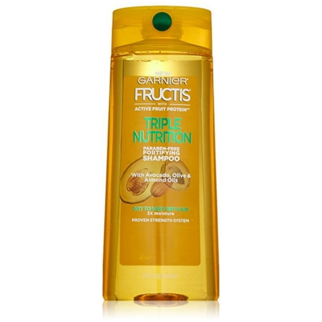 4 Pack - Garnier Fructis, Triple Nutrition Shampoo 22 oz - Walmart.com