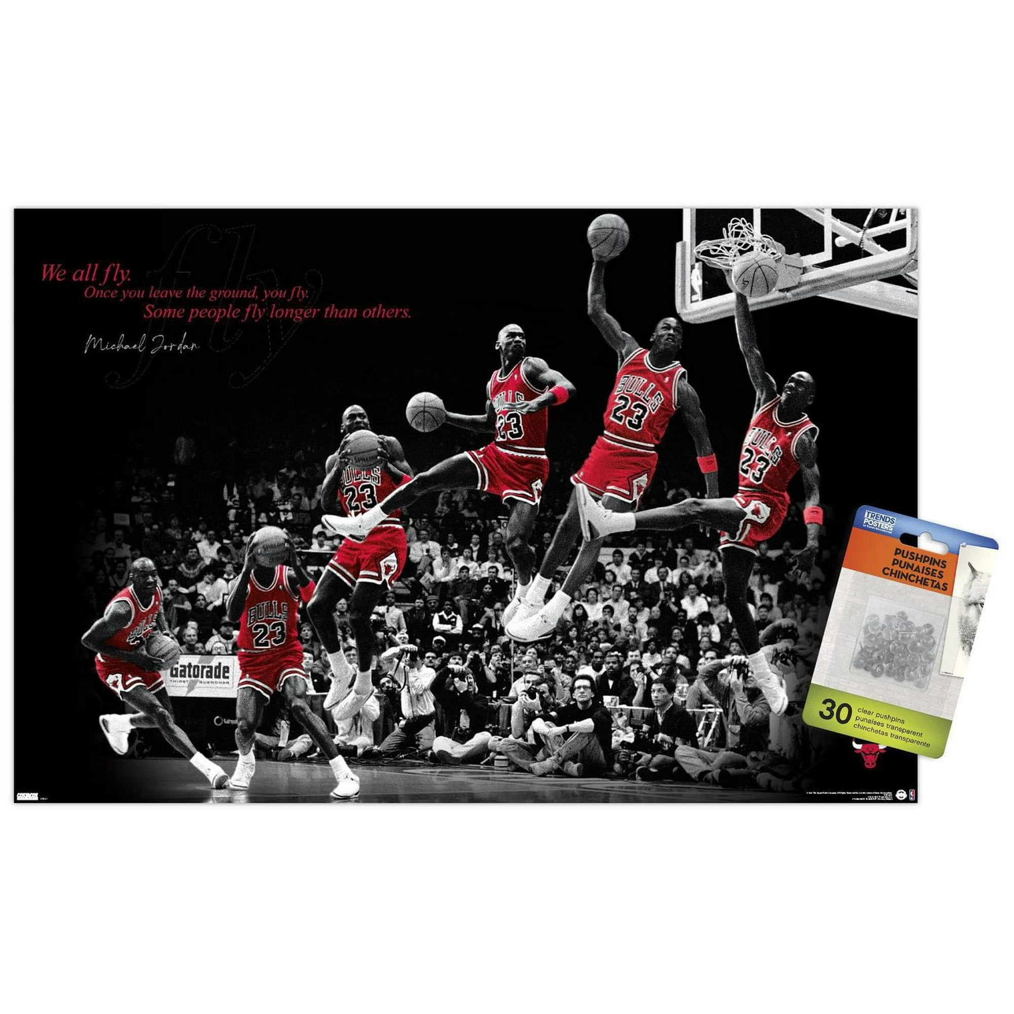 Click here for Michael Jordan - Fly 14.725 X 22.375 Wall Poster W... prices