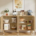 Tribesigns Buffet Cabinet Sideboard with Storage, 59.4 inch White ...