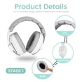 2-in-1 Baby Ear Muffs, 25dB Noise Cancelling Headphones 0-36 Months ...