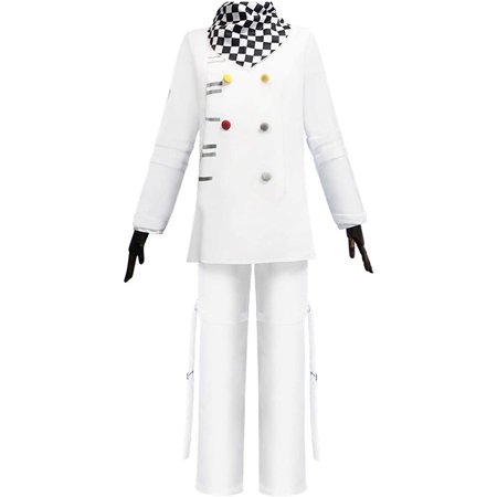 WEIS Anime Ouma Kokichi Cosplay Costume Outfits for Women and Men White ...