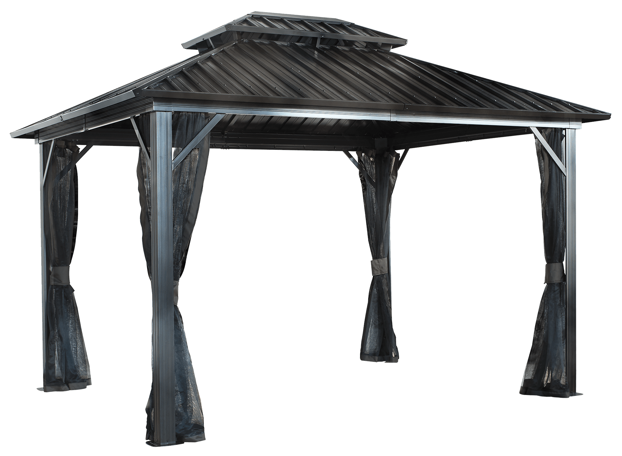 Sojag Genova II Double Roof Gazebo 12 X 12 Ft Gazebos For Patios And