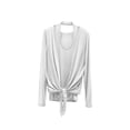 Brqkzdu 2 Piece Sets for Women V-Neck Open Front Cardigan and Halter ...