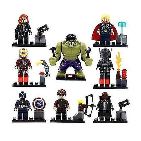 8 Pcs Avengers Hulk Minifigures Building Blocks Toys_aa | Walmart Canada