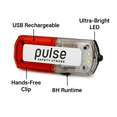 Pulse USB Rechargeable LED Safety Strobe Light, Clip-On Personal ...