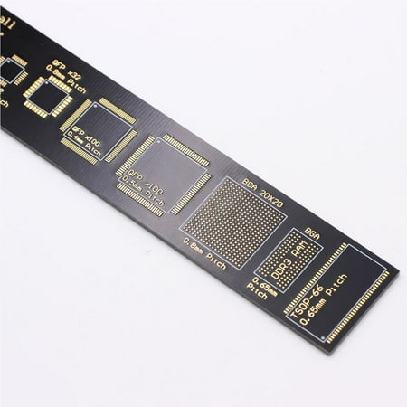 Waterproof PCB Ruler Clear Scale Reference Accessory Golden Plated ...