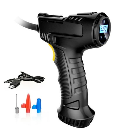USB Rechargeable Smart Wireless Tire Inflator Air Pumps for Bike Car ...