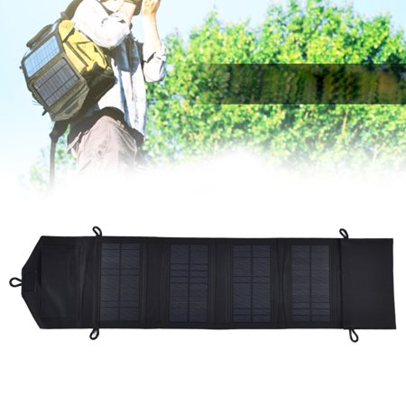 Tbest Solar Panel Power Bank,Foldable Solar Charger,15W 5V Portable ...