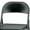 Open Box Meco Sudden Comfort All Steel Folding Chair, Black - Walmart.com