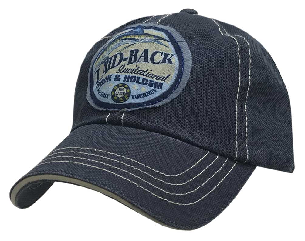 Laid-Back Men's Bullseye Hook & Holdem Hat Baseball Cap Sturgeon Fish ...