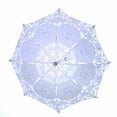 Lace Embroidered Sun Parasol Umbrella Bridal Wedding Dancing Party ...