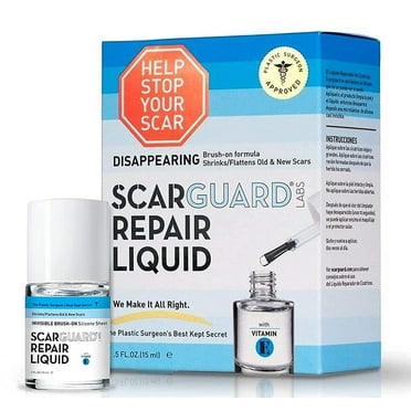 Scarguard MD Medical Grade Skin Repair Liquid, 0.5 fl oz - Healer for ...