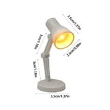 WZXPWT Portable Mini LED Desk Lamp with Eye-Care Warm Color Light ...