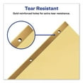 "Preprinted Laminated Tab Dividers W/gold Reinforced Binding Edge, 12 ...