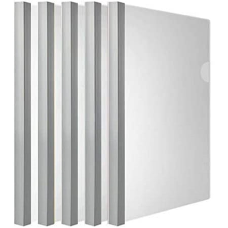 Clear Report Covers with Solid Color 14mm Sliding Bar (18C, 100-sheet ...