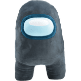 Among Us 16" Super-Soft Squishy Plush Toy – Black, Stretch Fabric ...