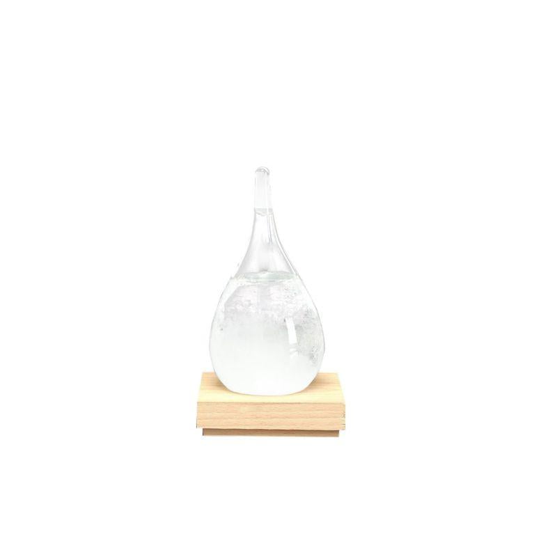 Weather Forecast Water Drop Glass Barometer Crystal Bottles Decor ...