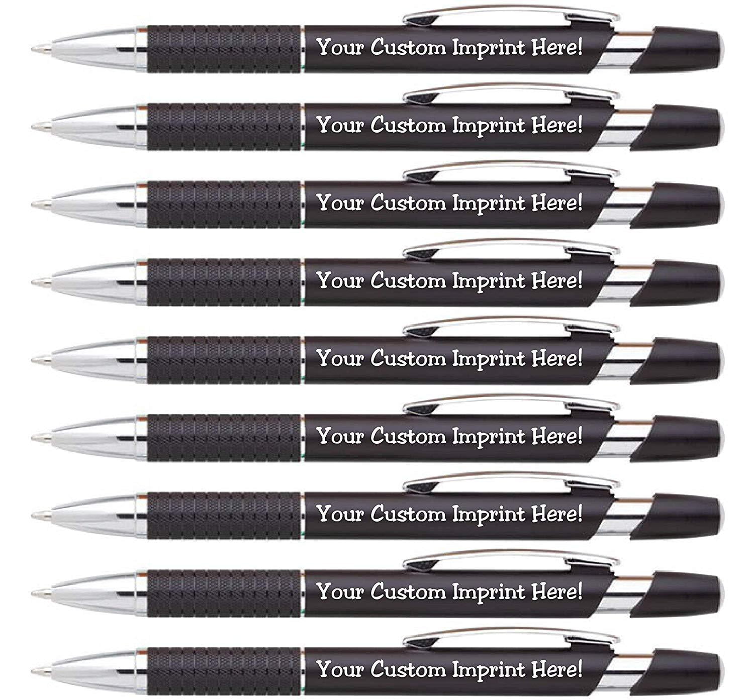 Personalized Ballpoint Pens Click action Custom Black writing ink - The ...