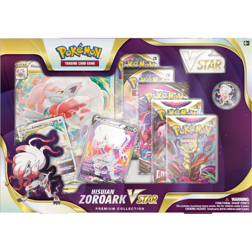 Pokemon TCG: Hisuian Zoroark VSTAR Premium Collection - Walmart.com