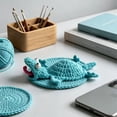 ACDANC Crochet Lizard Coaster,Fun Little Lizard Coasters,Cute 3D Diy ...