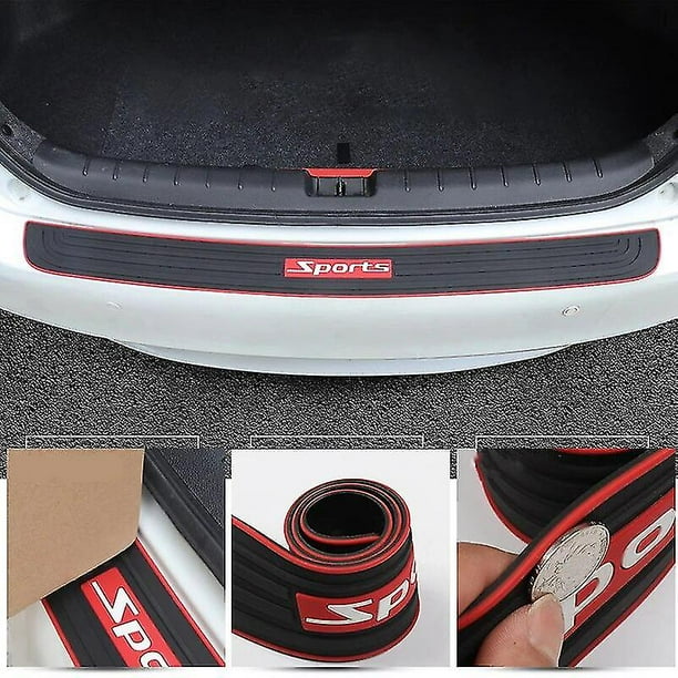 Upgrade Car Rear Guard Bumper Protector Trim Universal Door Anti ...