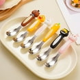 Children’s Spoon and Fork Set | Playful Pink Design | Stainless Steel ...