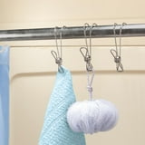 Stainless Steel Clothespin Hooks, Set of 12 - Walmart.com