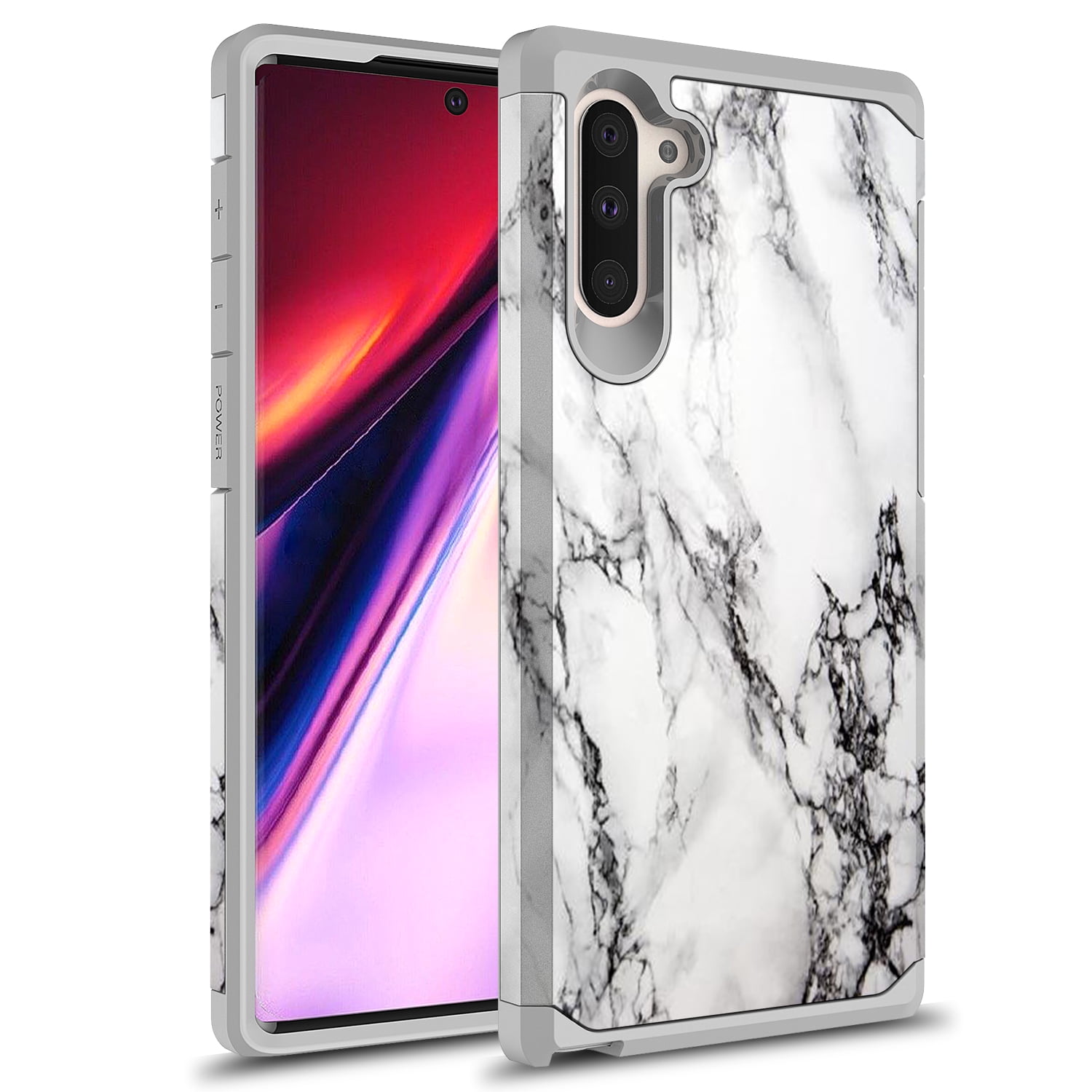 Samsung Galaxy Note 10 Case, Rosebono Hybrid Shockproof Graphic Fashion ...