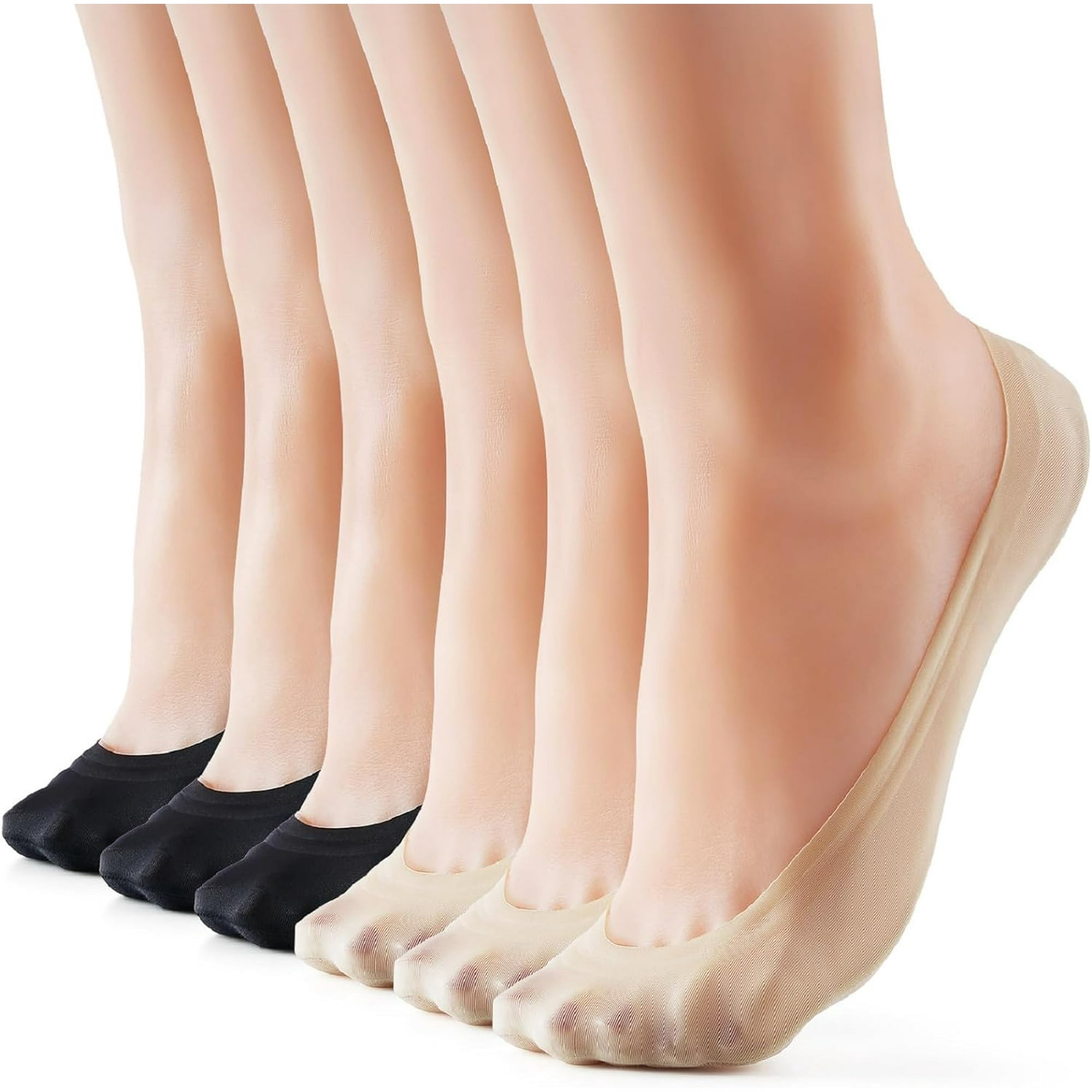 Click here for Bindamon 3-9 Pairs No Show Socks Women Nylon Ultra... prices