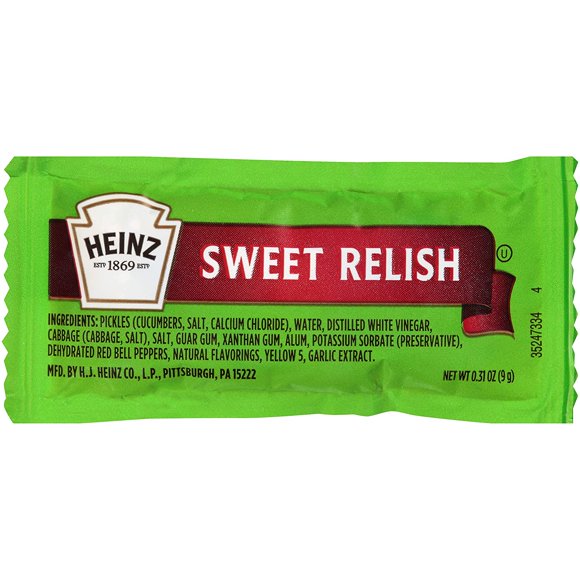 Relish Packets