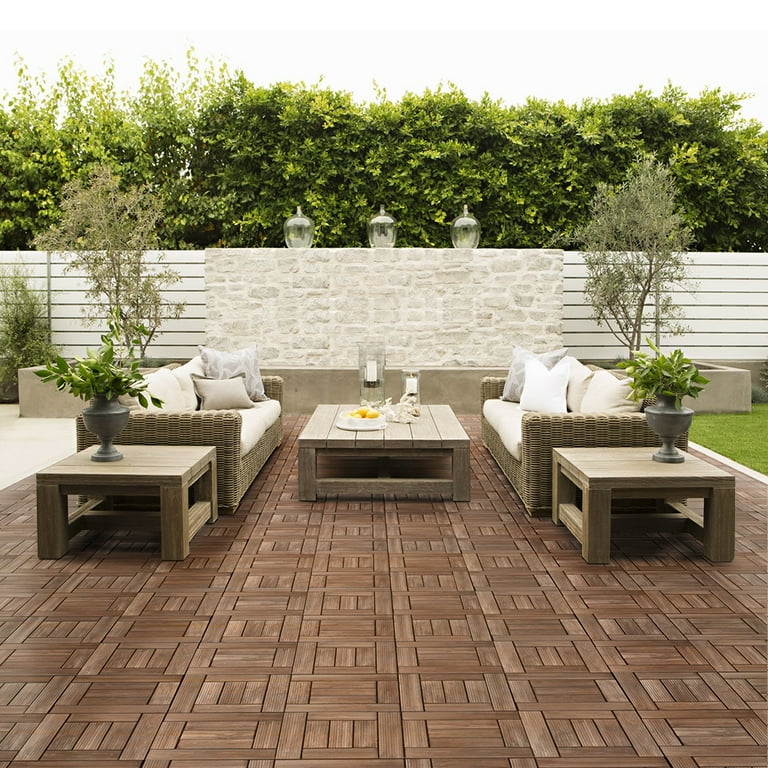 Wood Interlocking Patio Pavers