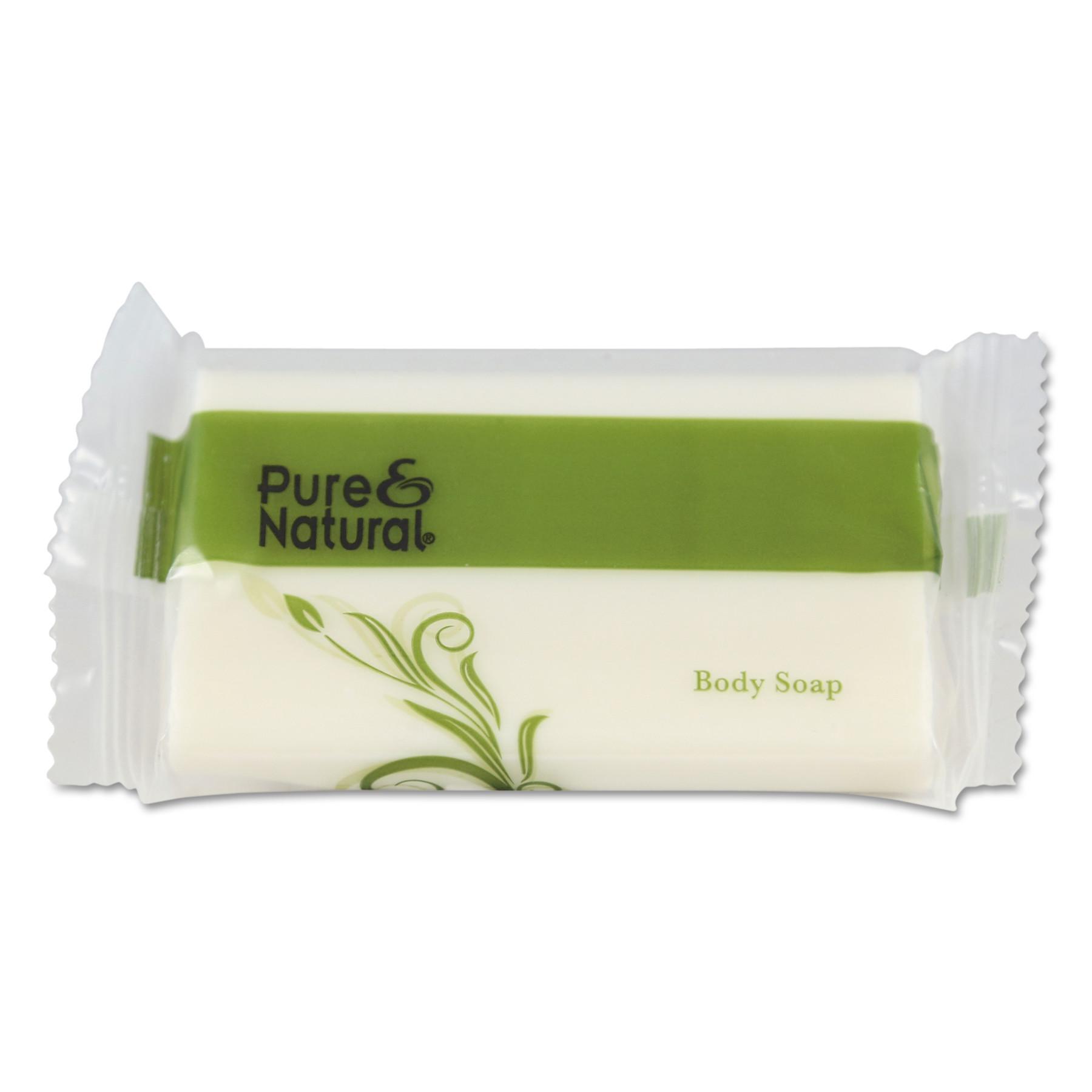 Pure and Natural Body and Facial Soap, 1.5 oz, Fresh Scent, White, 500 ...