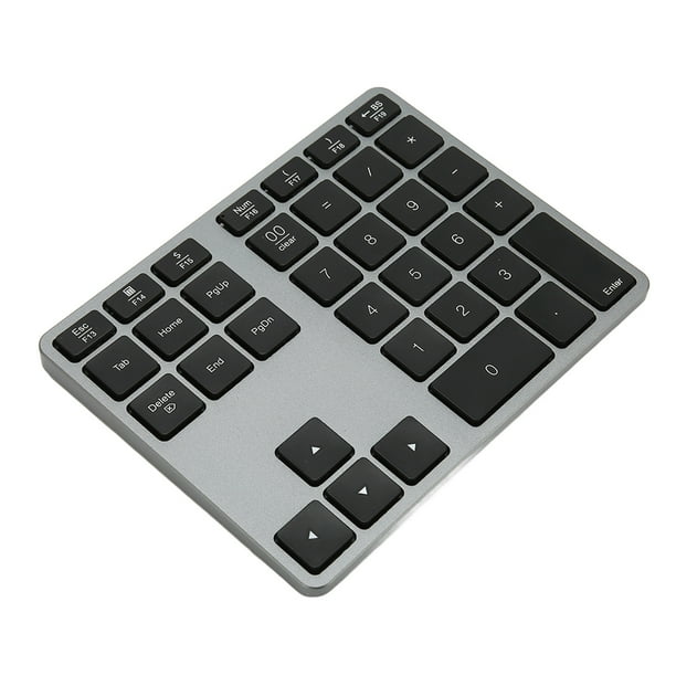 Wireless Numeric Keypad,Wireless Number Pad 35 Key Numpad Numeric ...