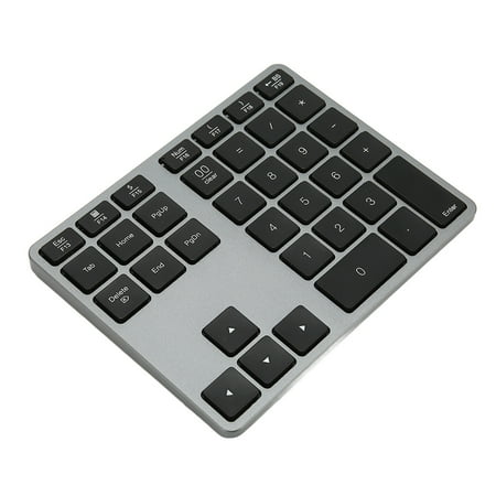 Wireless Numeric Keypad,Wireless Number Pad 35 Key Numpad Numeric ...