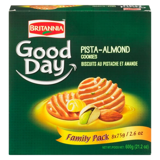 Britannia Goodday Pista Badam Family pack, Pista badam cookies - Walmart.ca
