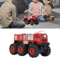 1:16 Scale Diecast Fire Truck Vehicles Toy with 6 Wheel Drive Fire ...