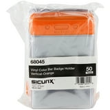 SICURIX Color-coded Vinyl Vertical Badge Holder, Box of 50 - Walmart.com